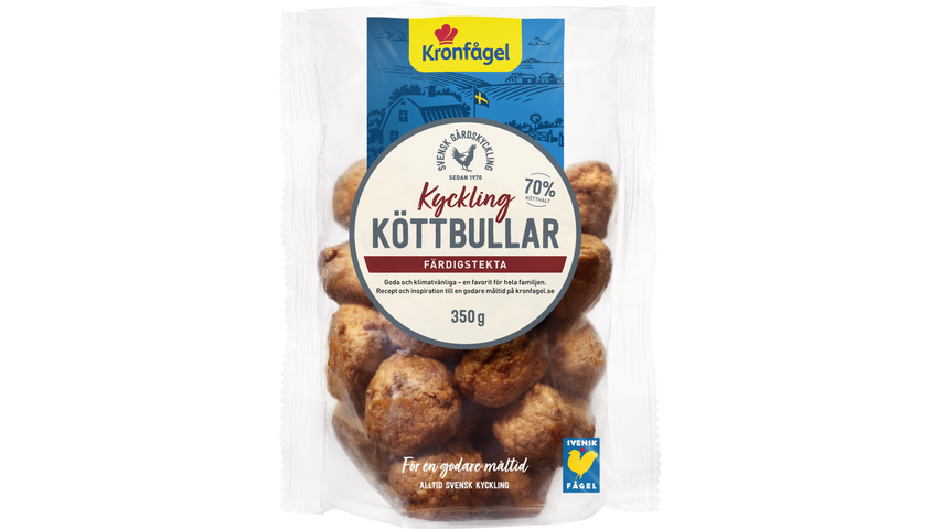 Kronfågel Kyckling Köttbullar 350G - Köp online - foodora.se